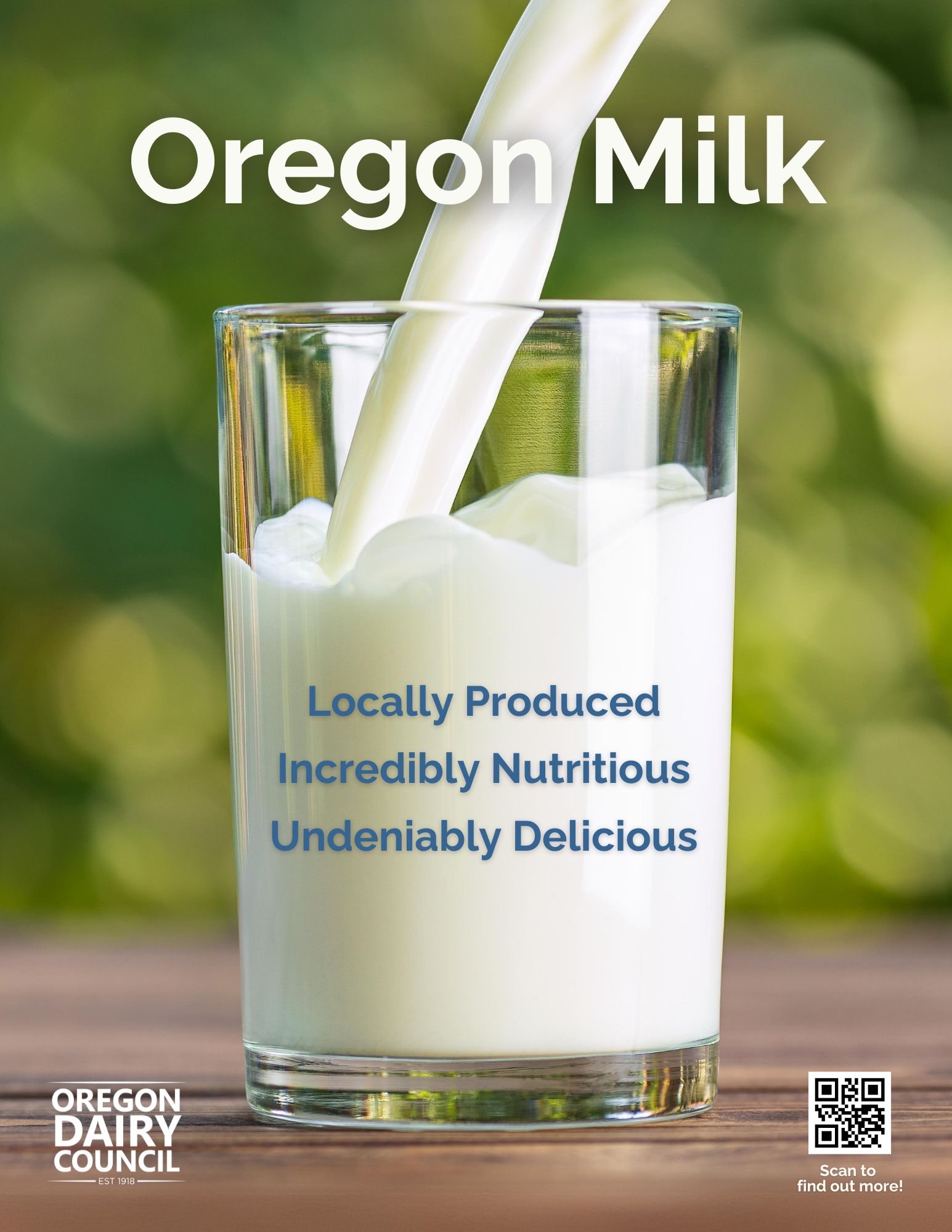 Oregon Milk Fact Sheet 2024 - Oregon Dairy Council